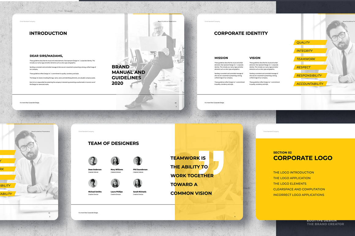 Brand Manual PowerPoint, Presentation Templates | GraphicRiver