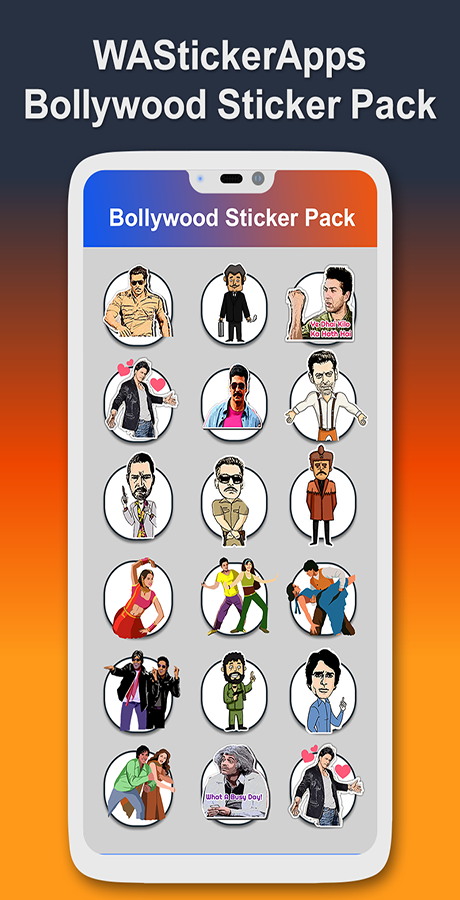 Bollywood stickers for WhatsApp 2020 | Free WAStickers - Android App ...