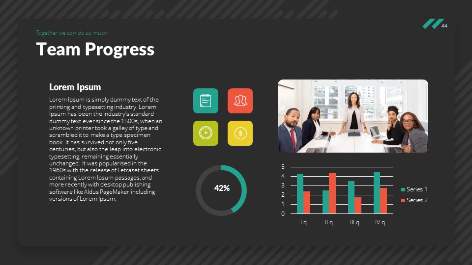 Project Teamwork PowerPoint Presentation Template, Presentation Templates