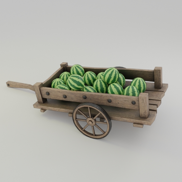High-quality 3d model of a cart by Vladyslav_98 | 3DOcean