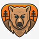Bear Line Logo, Logo Templates | GraphicRiver