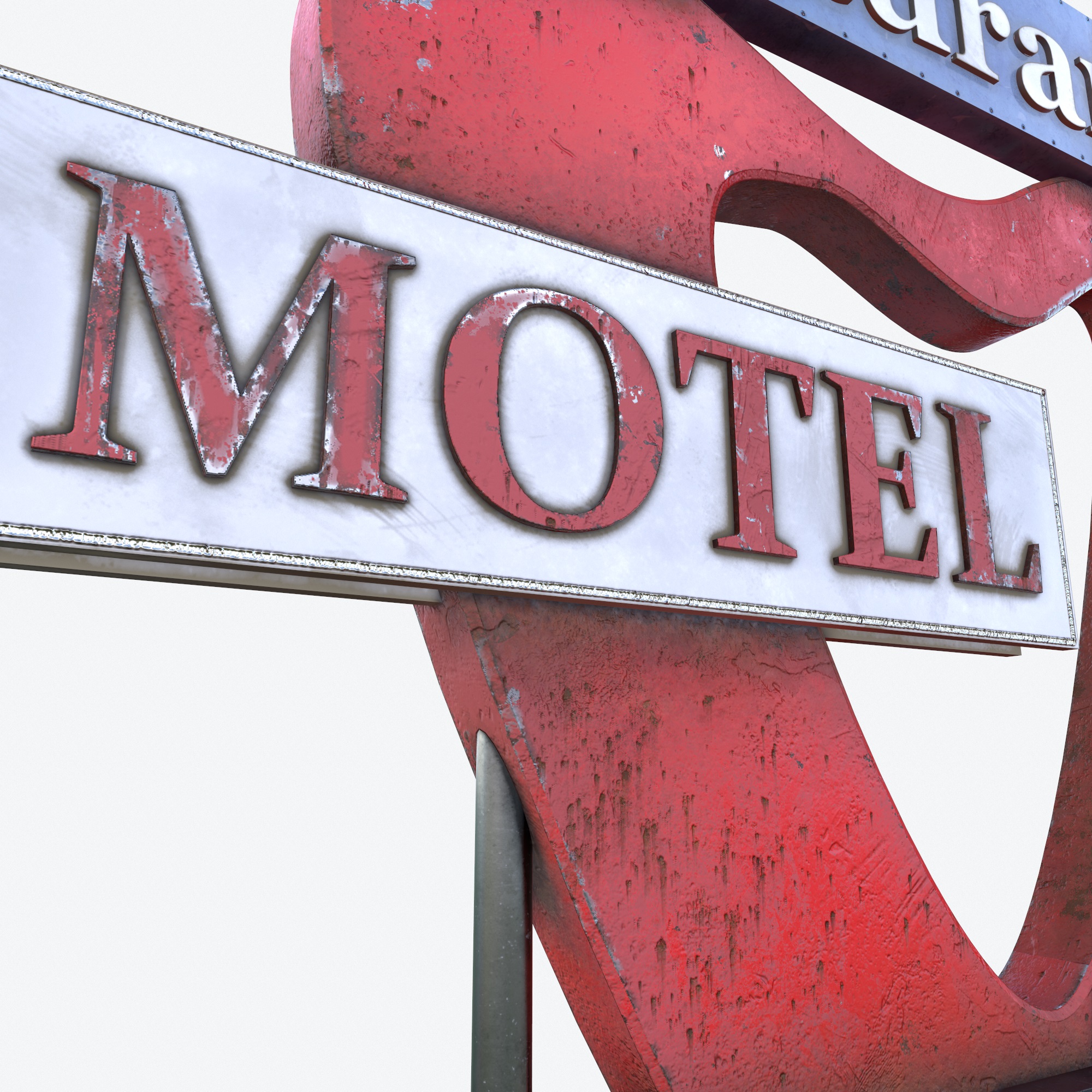 Motorway Motel Sign PBR by Cerebrate | 3DOcean