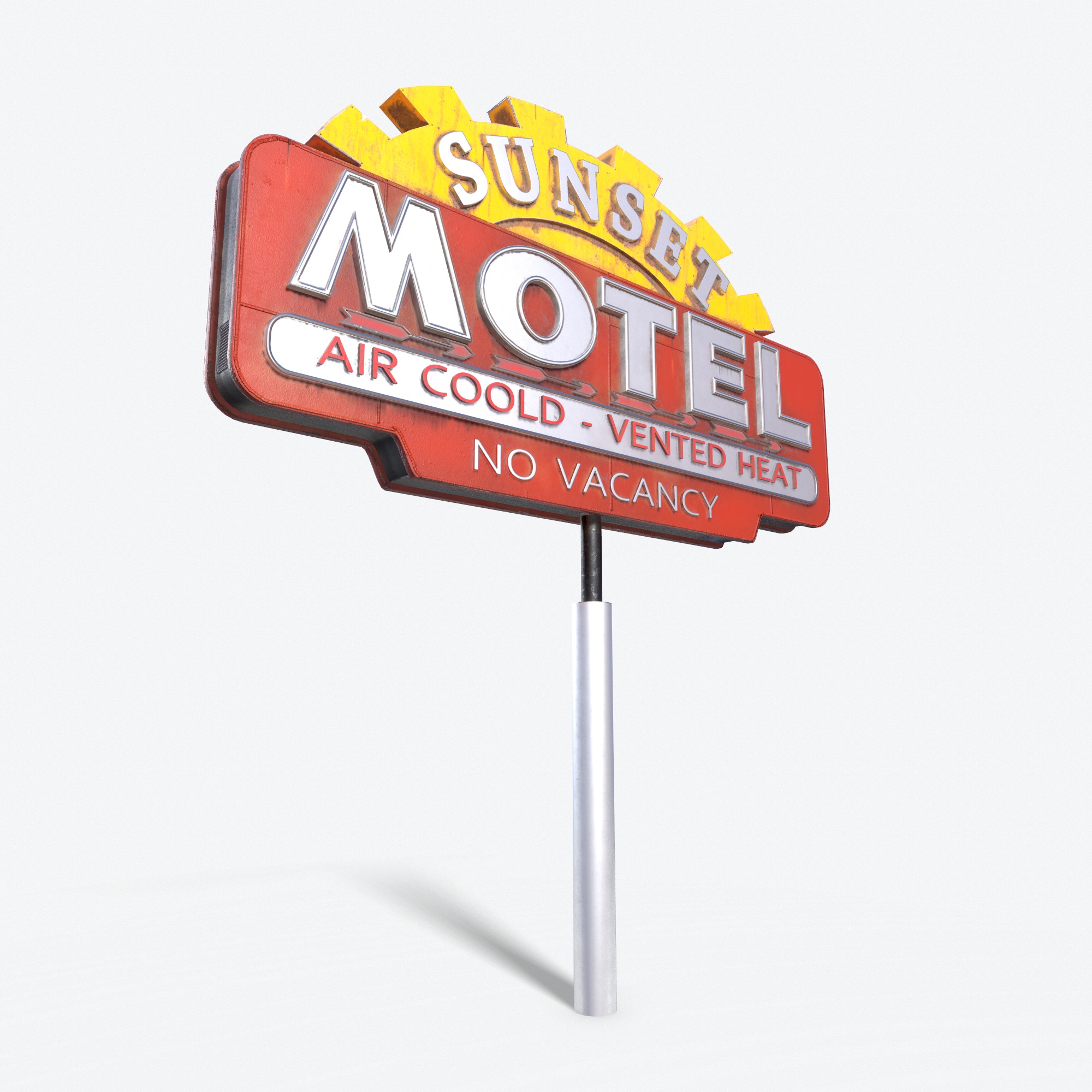 Motorway Motel Sign PBR by Cerebrate | 3DOcean