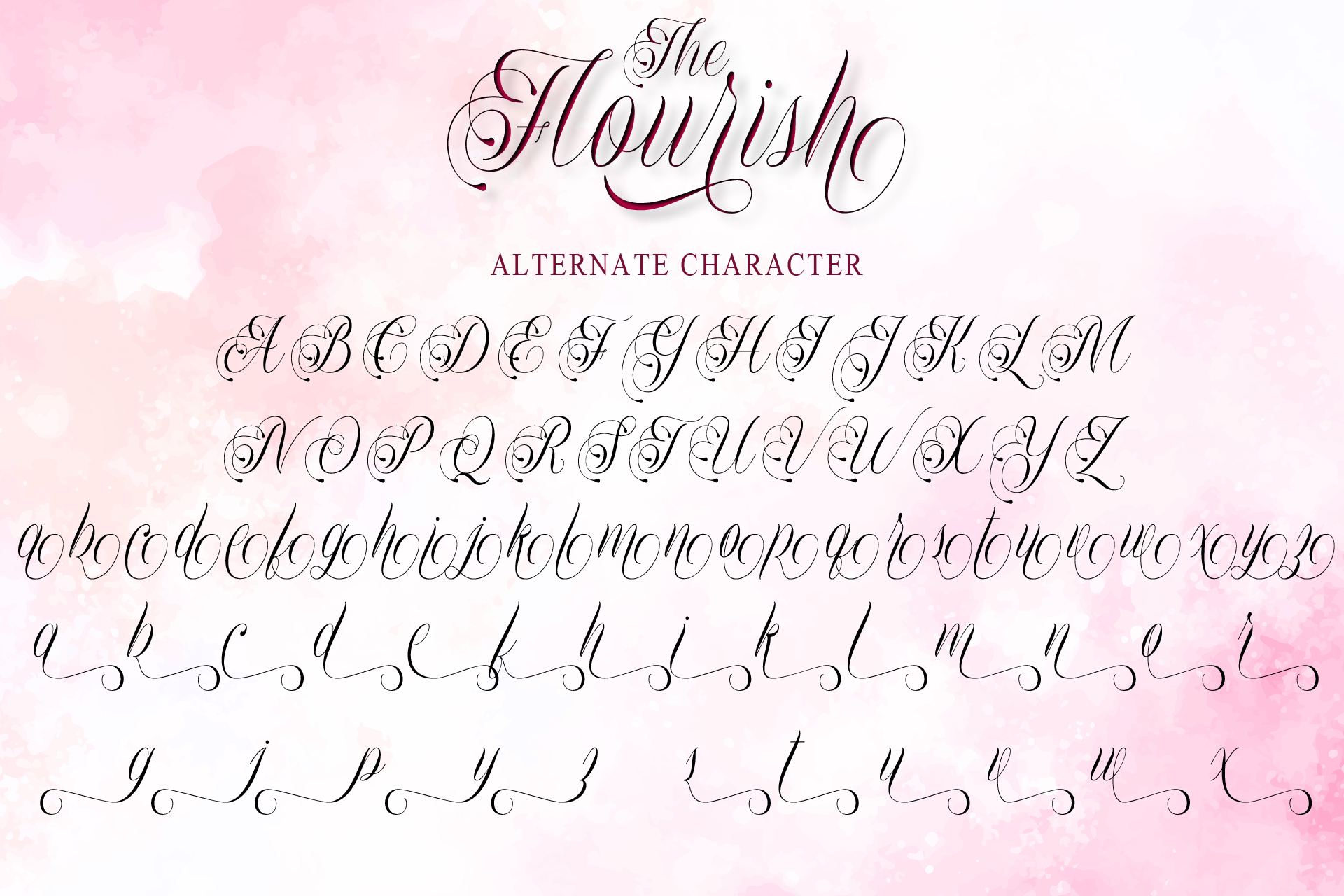 The Flourish, Fonts | GraphicRiver