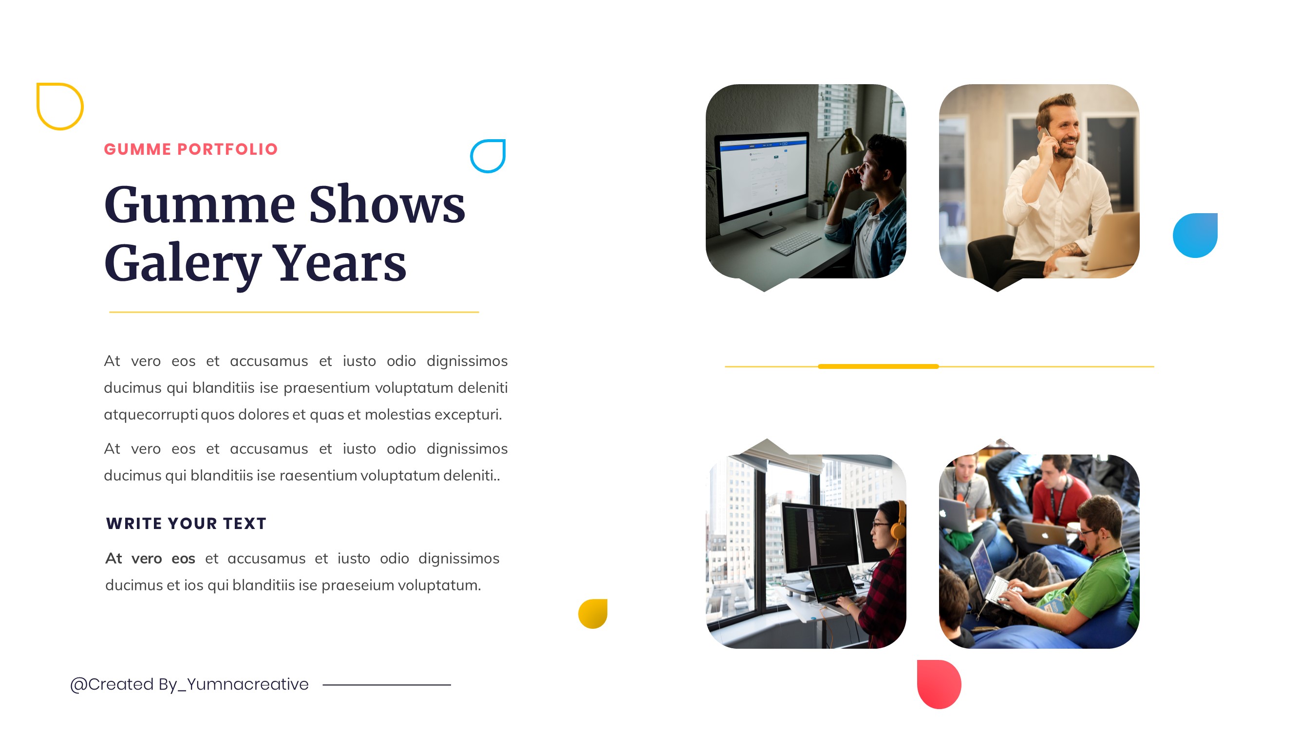 Gumme - Creative PowerPoint Template by Yumnacreative | GraphicRiver