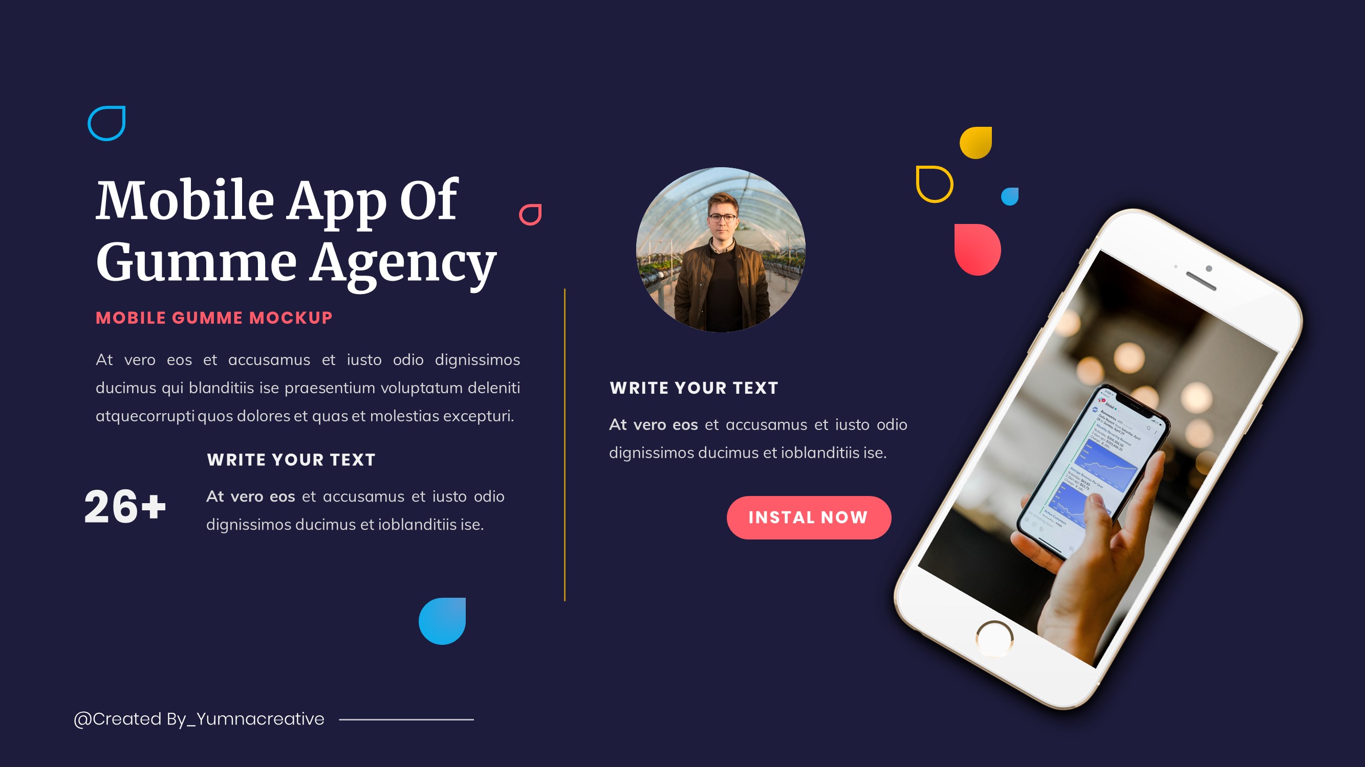 Gumme - Creative Googleslide Template by Yumnacreative | GraphicRiver