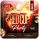Red Cup Flyer, Print Templates | GraphicRiver