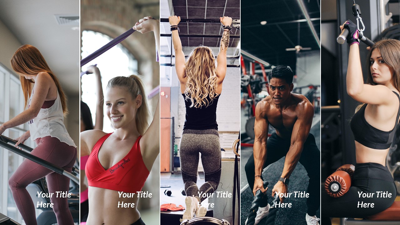 Sport - Fitness Business Workout Google Slide Template, Presentation ...