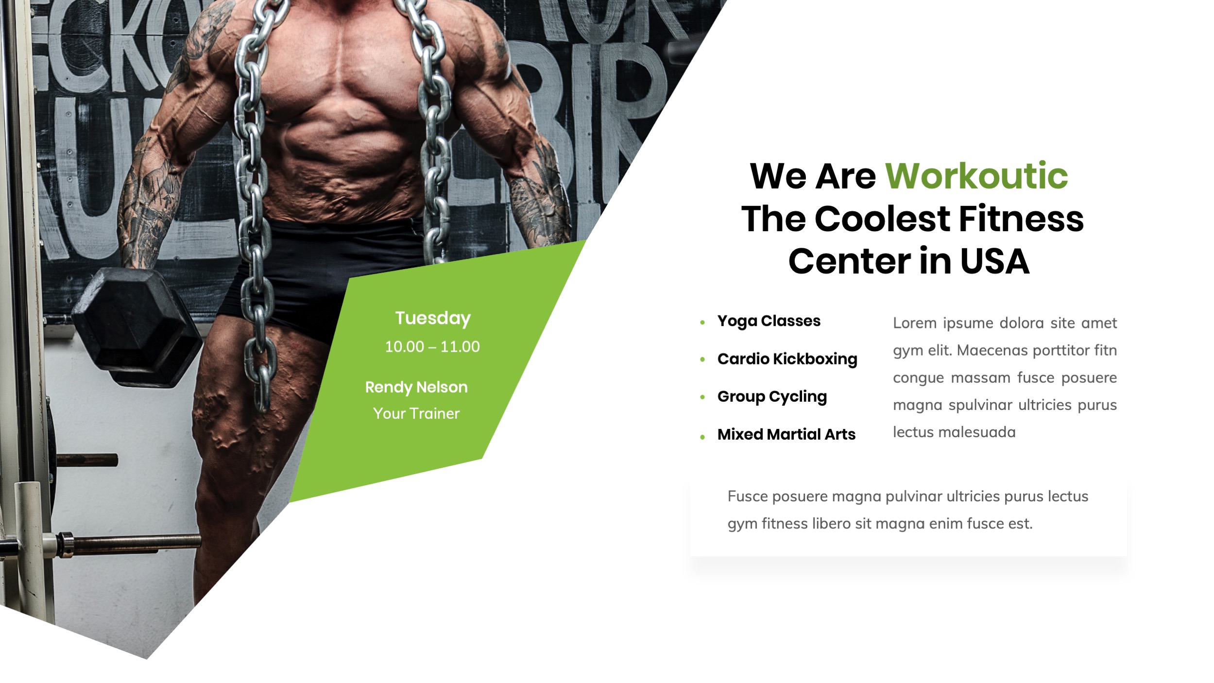 Fitness and Gym Google Slides Template, Presentation Templates ...