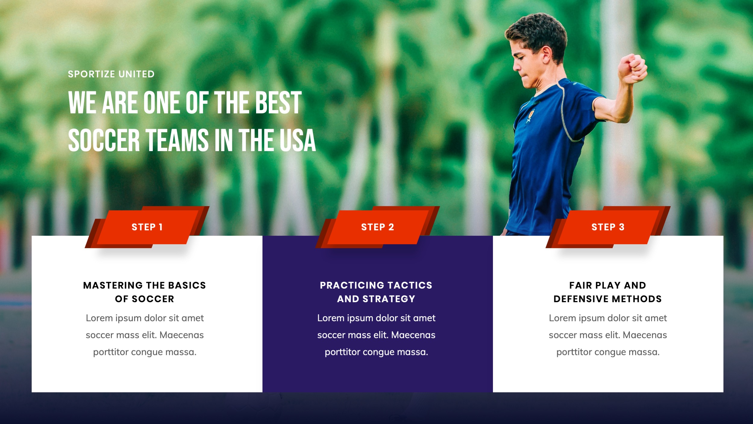 Soccer & Football Club Google Slides Template, Presentation Templates