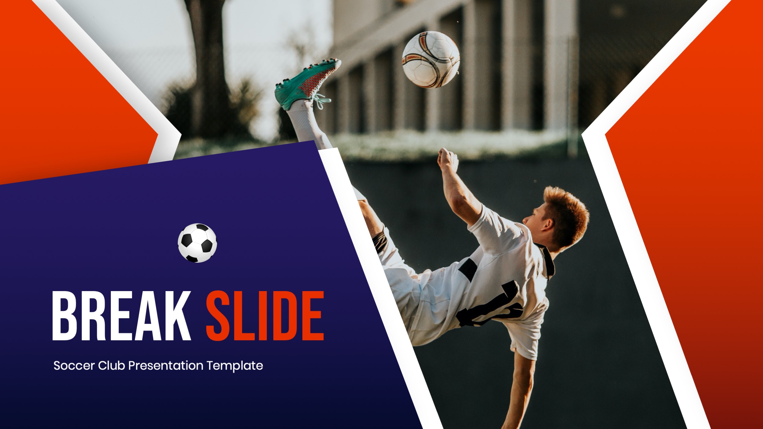 Soccer & Football Club Google Slides Template, Presentation Templates