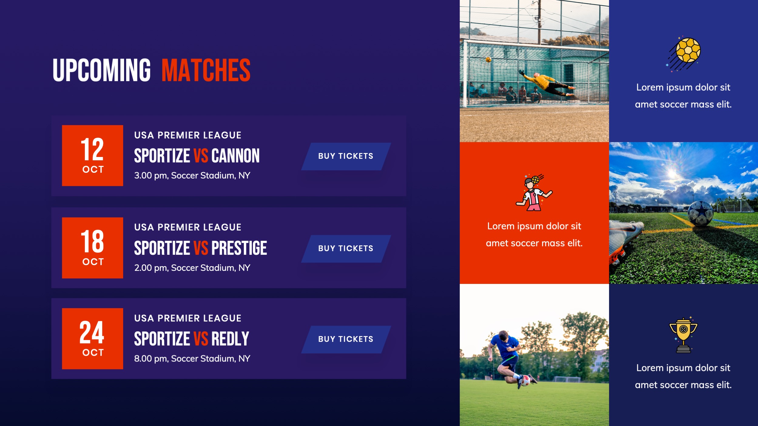 Soccer & Football Club Google Slides Template by Graphue | GraphicRiver