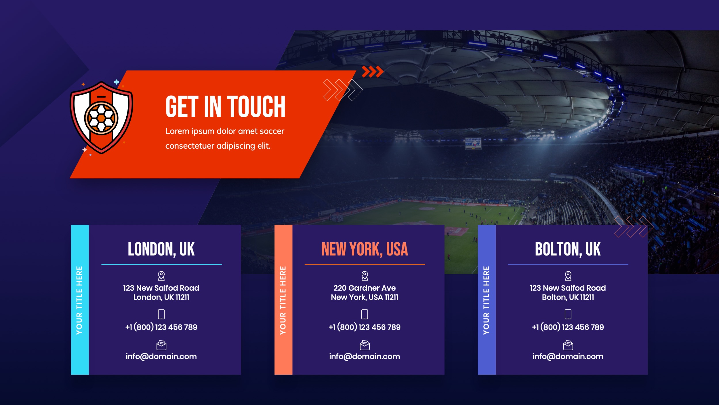Soccer & Football Club Google Slides Template, Presentation Templates
