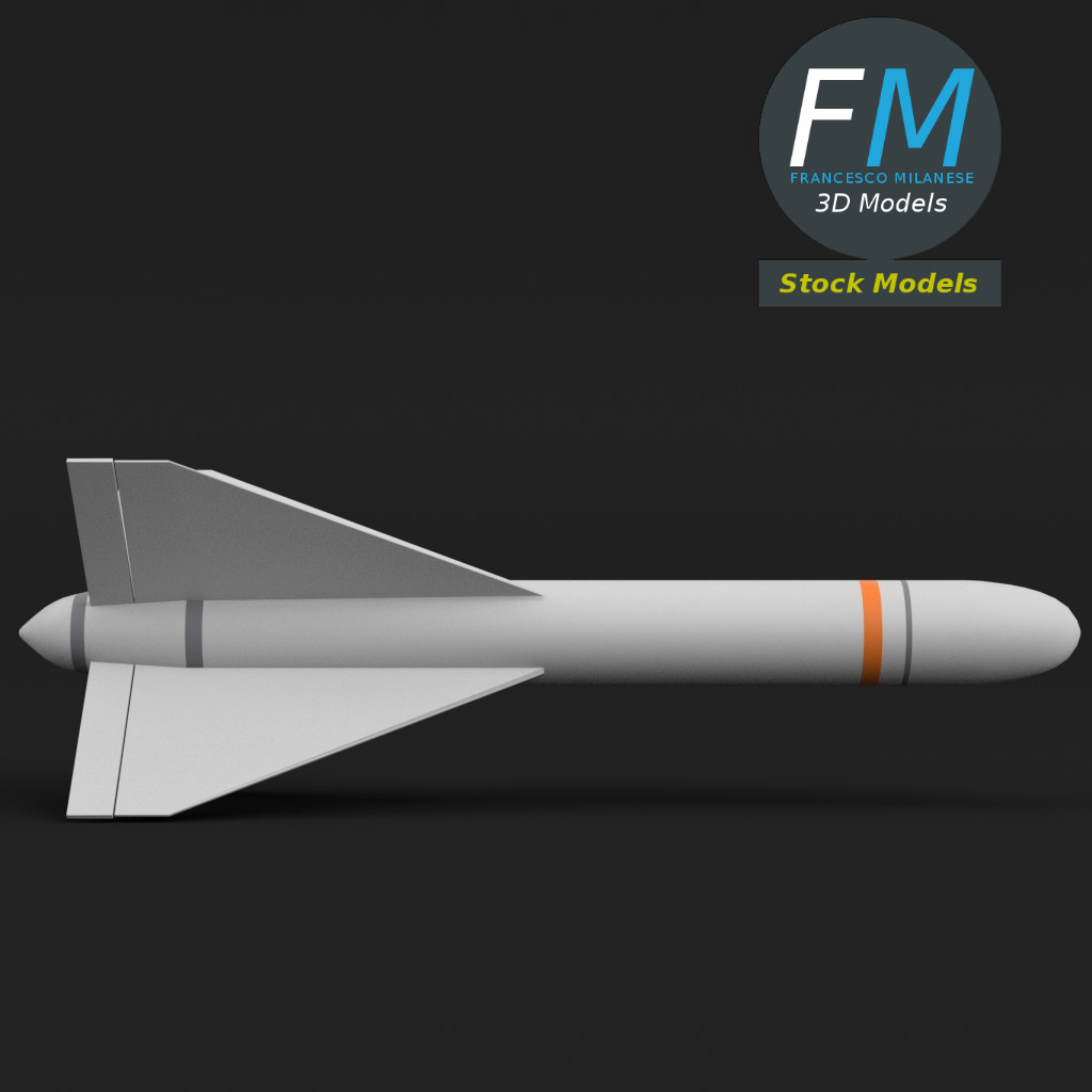 AGM-62 Walleye Missile by FrancescoMilanese85 | 3DOcean