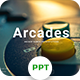Arcades - Arcade Games PowerPoint Template, Presentation Templates