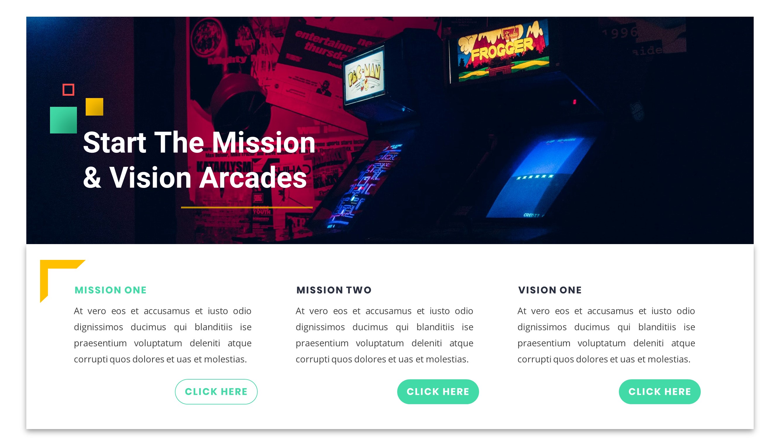 Arcades - Arcade Games PowerPoint Template, Presentation Templates