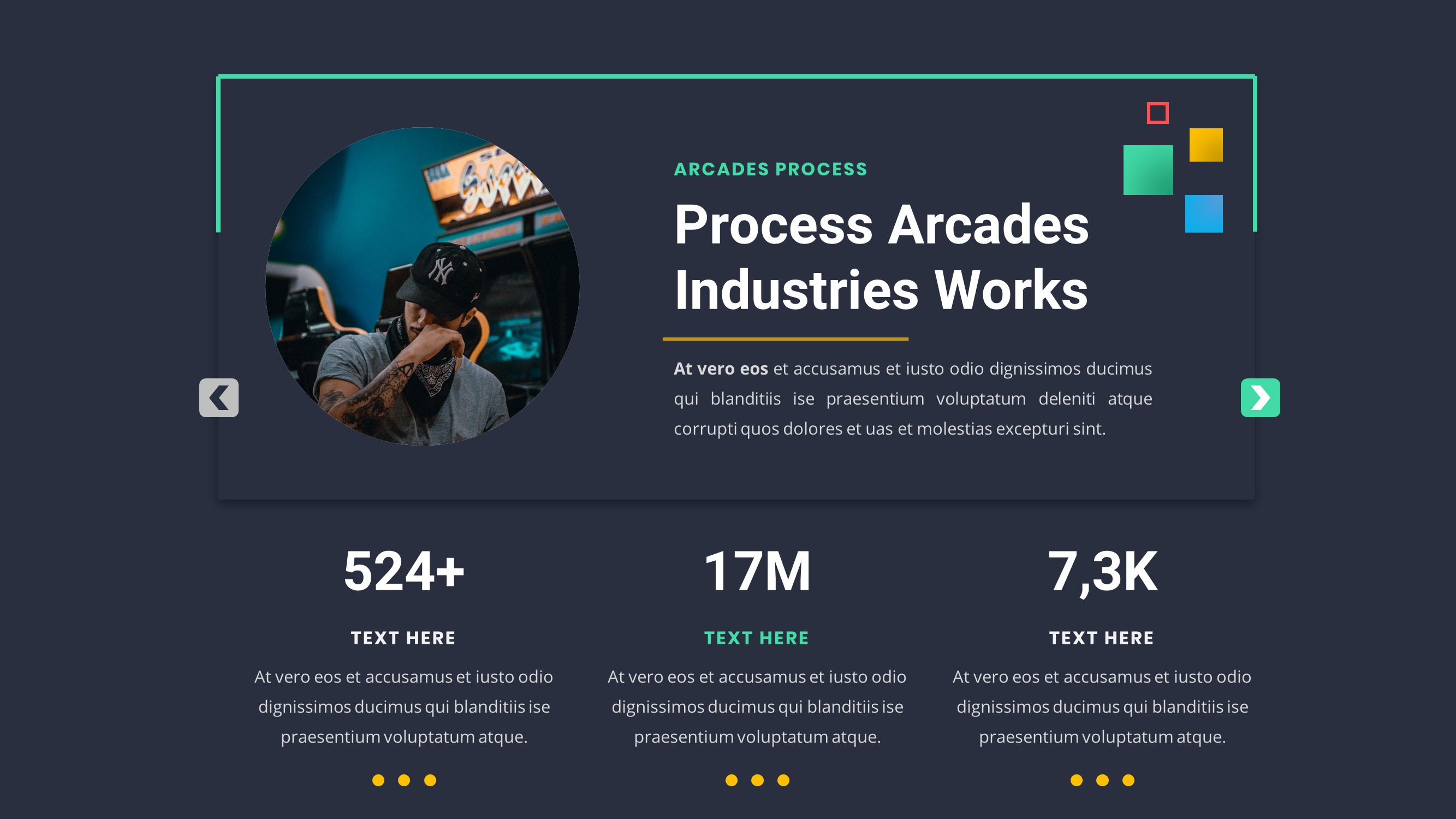 Arcades - Arcade Games PowerPoint Template, Presentation Templates