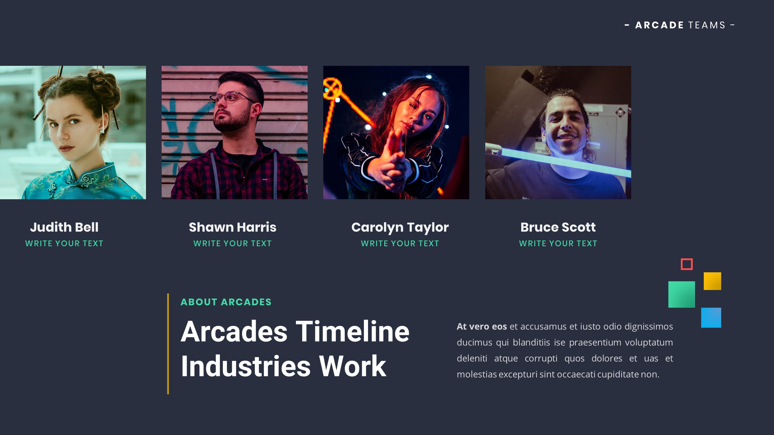 Arcades - Arcade Games PowerPoint Template, Presentation Templates