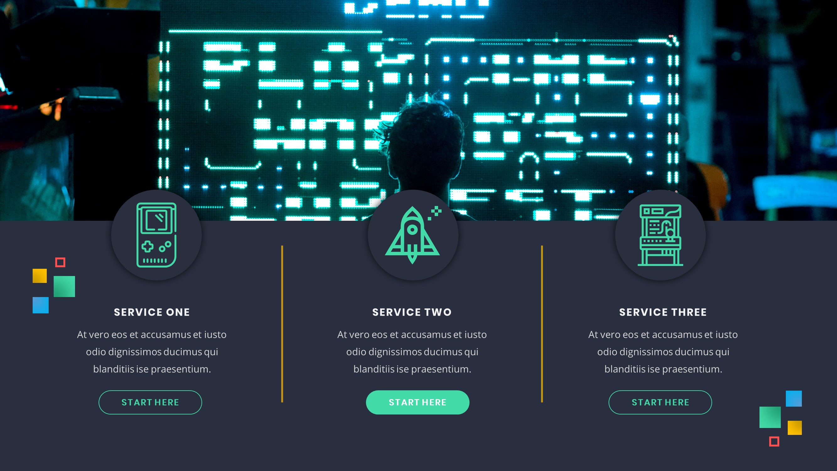 Arcades - Arcade Games PowerPoint Template, Presentation Templates