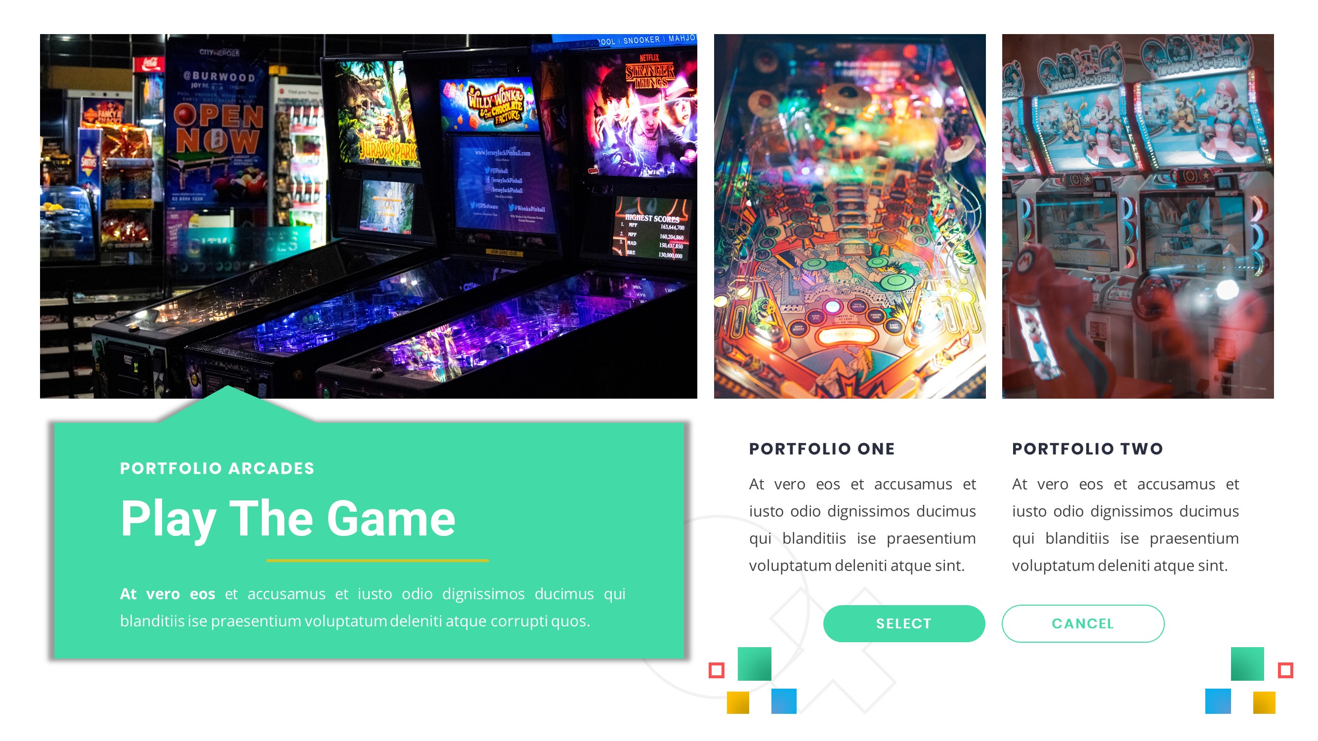 Arcades - Arcade Games PowerPoint Template by Yumnacreative | GraphicRiver