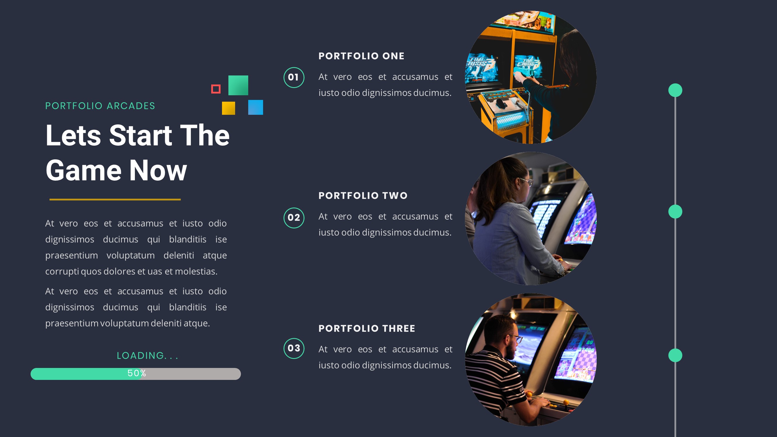 Arcades - Arcade Games PowerPoint Template by Yumnacreative | GraphicRiver
