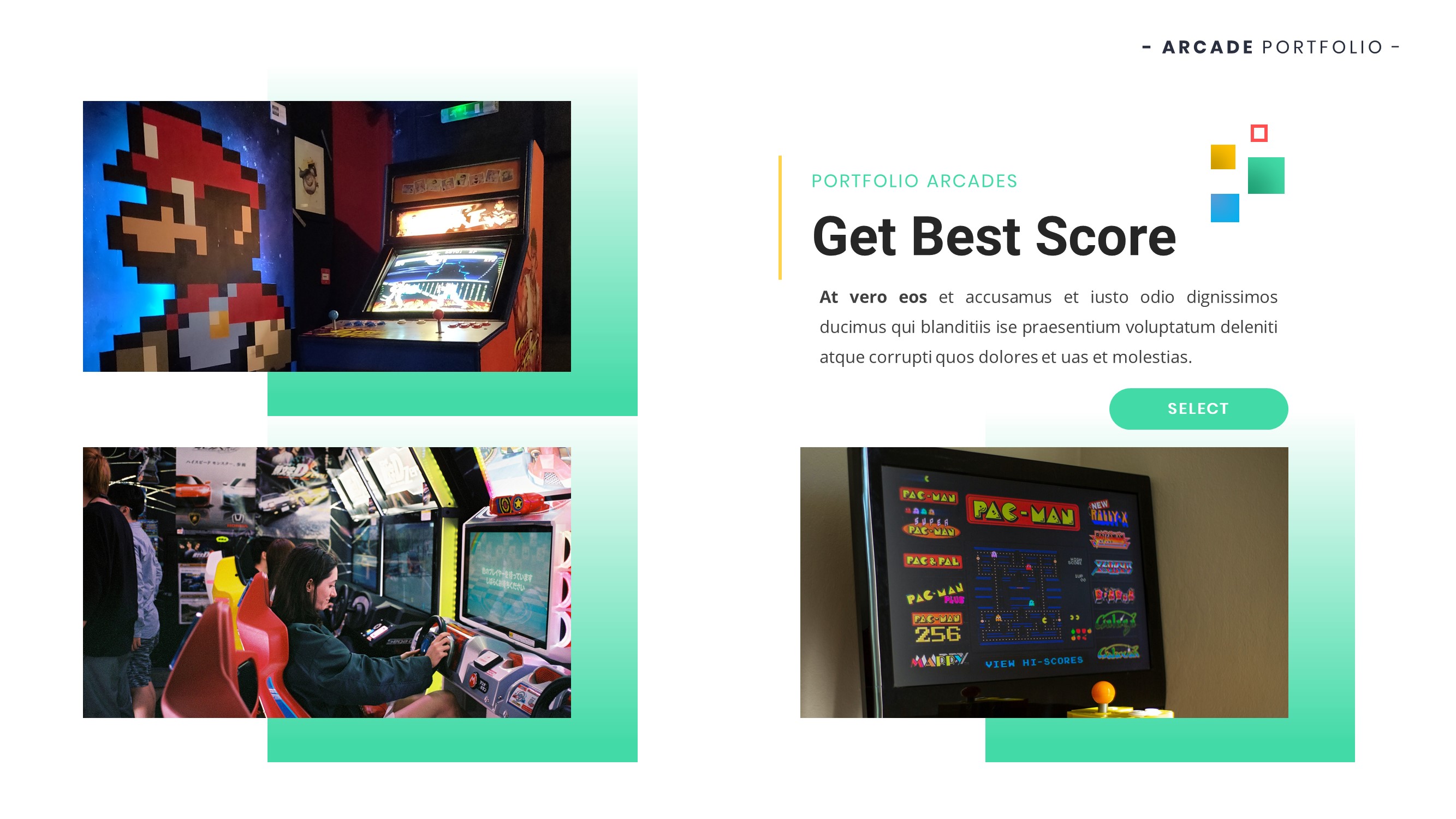 Arcades - Arcade Games PowerPoint Template by Yumnacreative | GraphicRiver