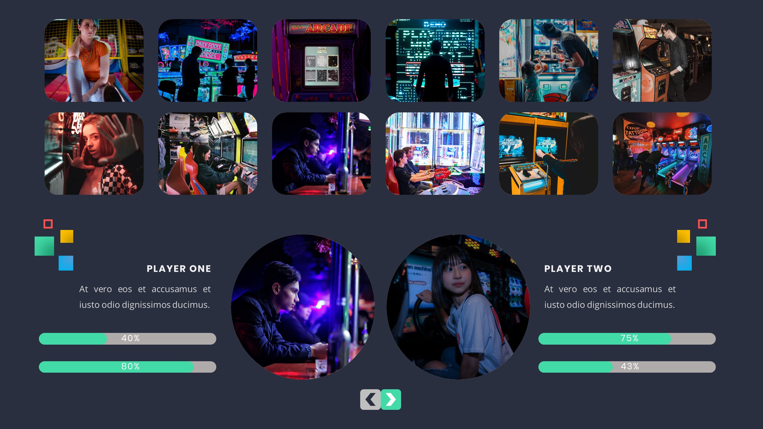 Arcades - Arcade Games PowerPoint Template by Yumnacreative | GraphicRiver