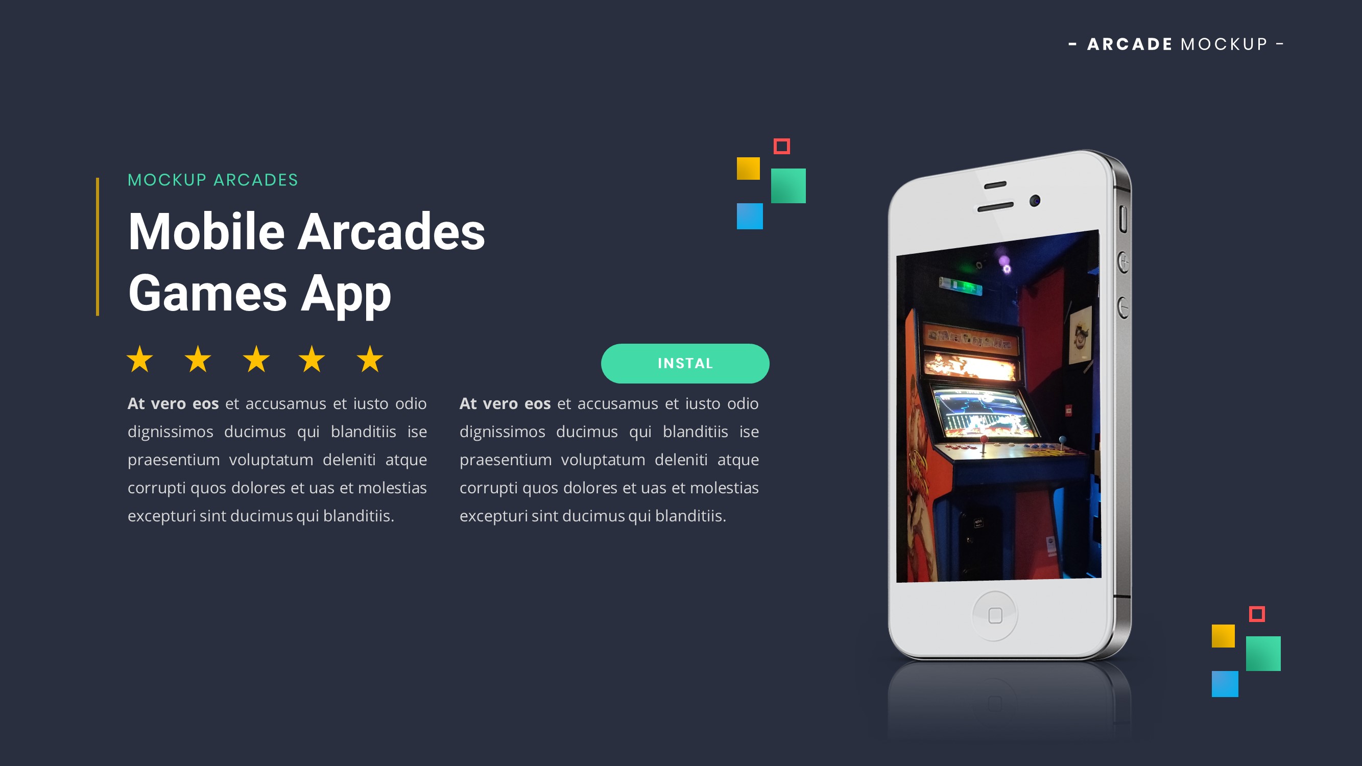 Arcades - Arcade Games PowerPoint Template by Yumnacreative | GraphicRiver