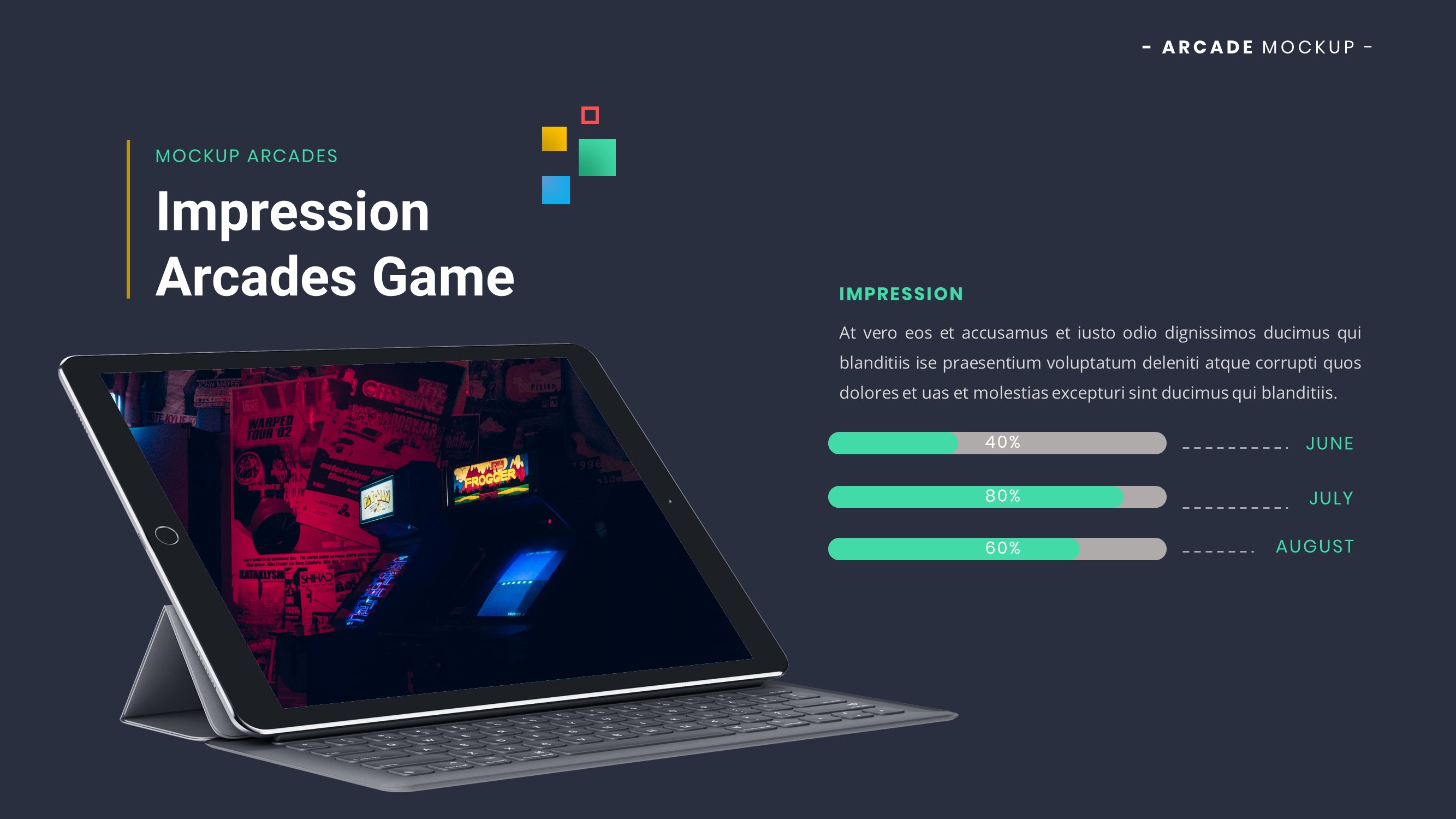 Arcades - Arcade Games PowerPoint Template by Yumnacreative | GraphicRiver