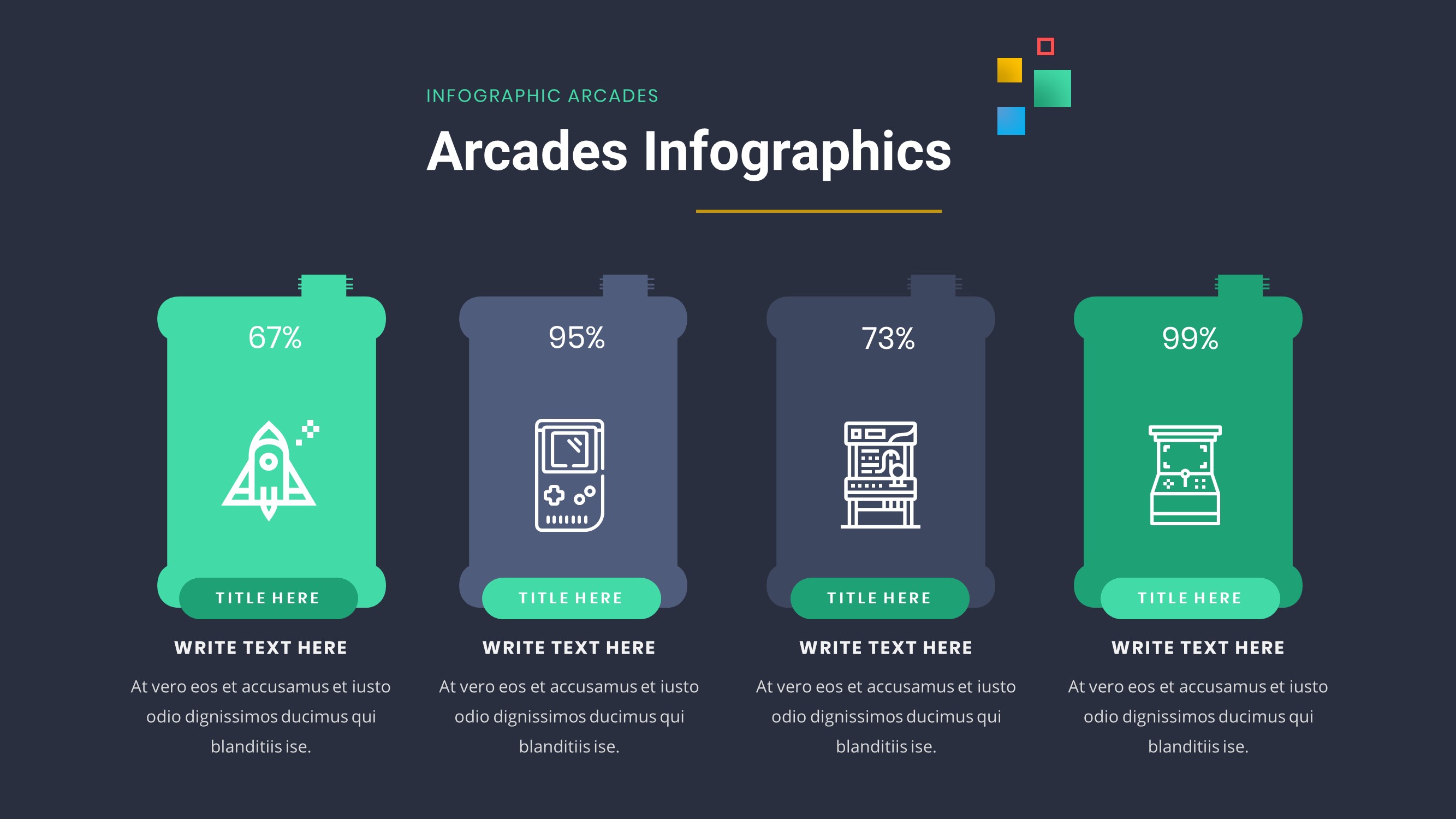 Arcades - Arcade Games PowerPoint Template by Yumnacreative | GraphicRiver