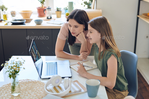 Group chat with teacher Stock Photo by Pressmaster | PhotoDune