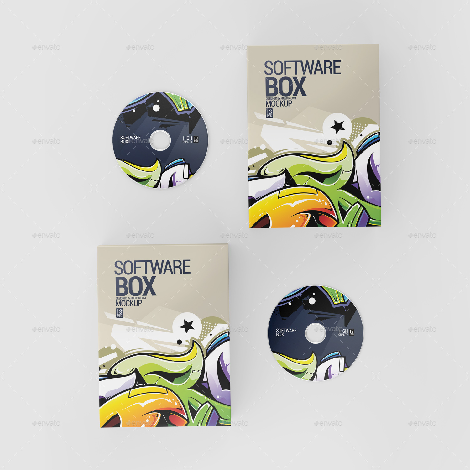 Software Box Mockup, Graphics | GraphicRiver