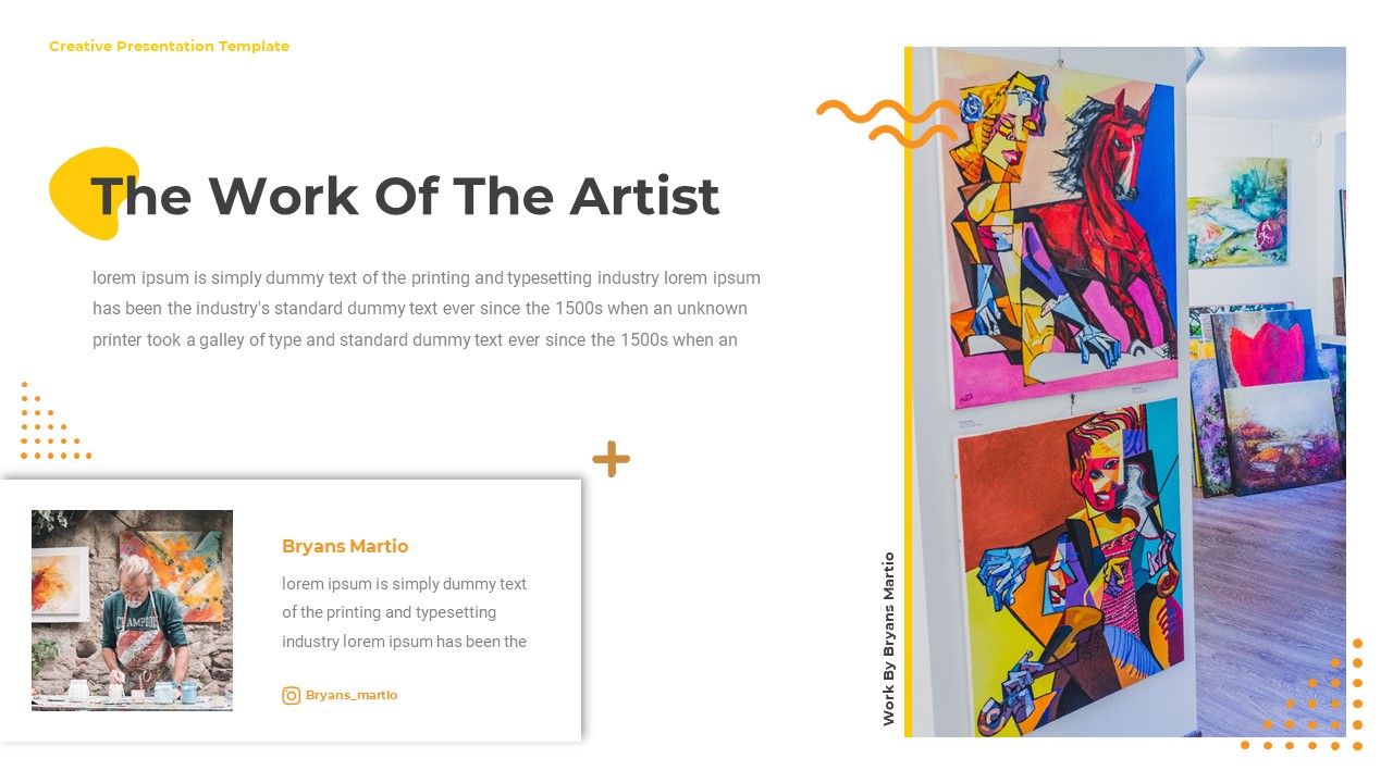 Artist - Powerpoint Template, Presentation Templates | GraphicRiver