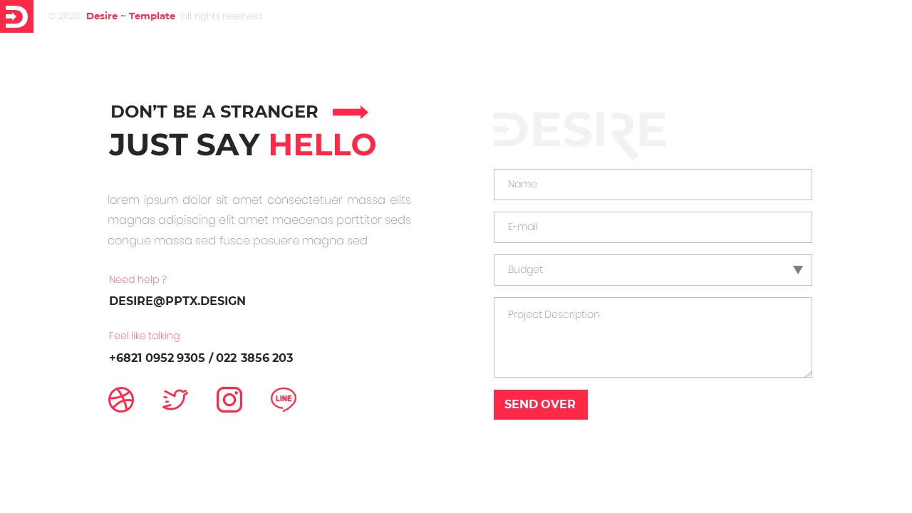 Desire - Powerpoint Template, Presentation Templates | GraphicRiver