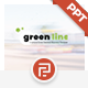 Green Line - Creative Business PowerPoint Template, Presentation Templates