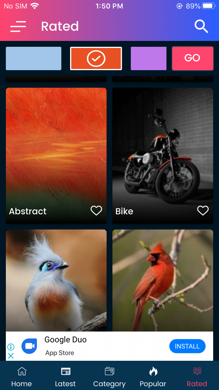 iOS Wallpapers App (HD, Full HD, 4K, Ultra HD Wallpapers) by viaviwebtech