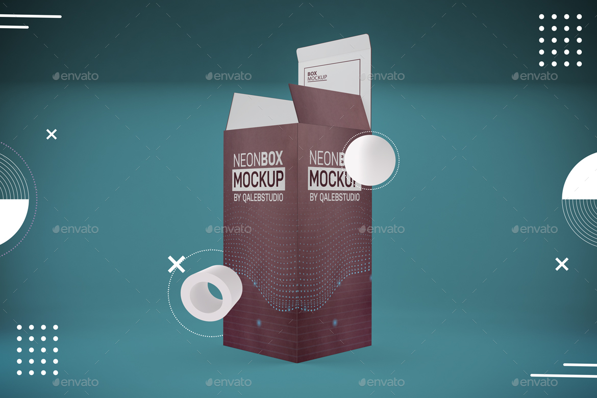 Abstract Rectangle Box Mockup, Graphics | GraphicRiver
