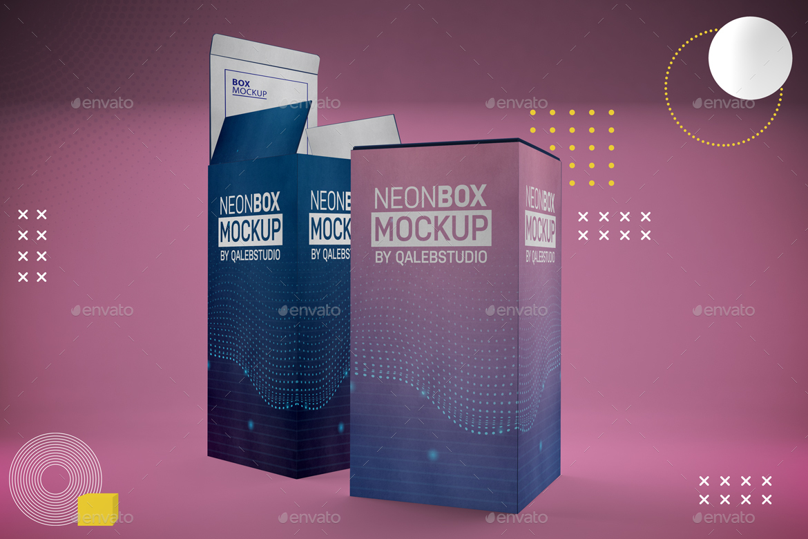 Abstract Rectangle Box Mockup, Graphics | GraphicRiver