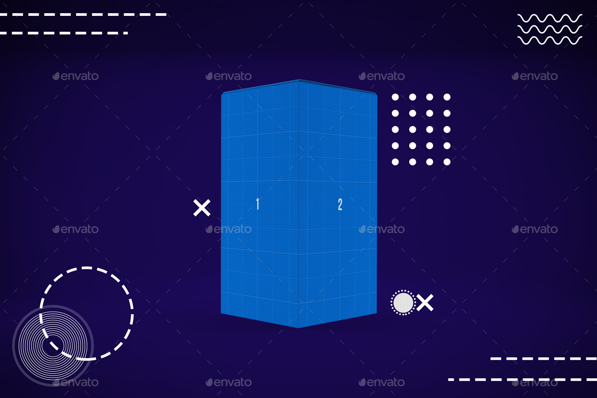 Abstract Rectangle Box Mockup, Graphics | GraphicRiver