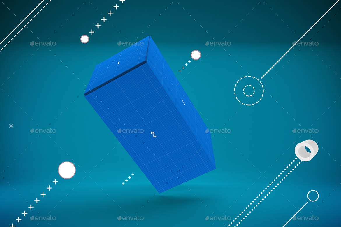 Abstract Rectangle Box Mockup, Graphics | GraphicRiver