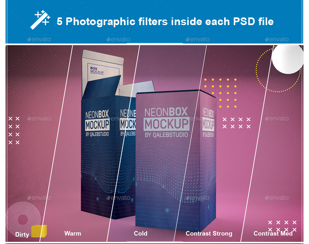 Abstract Rectangle Box Mockup, Graphics | GraphicRiver