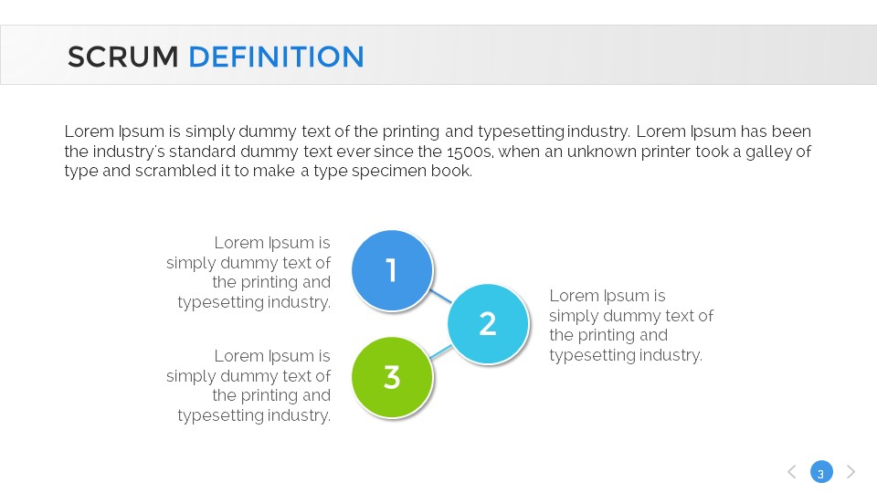 Scrum Process PowerPoint Presentation Template, Presentation Templates