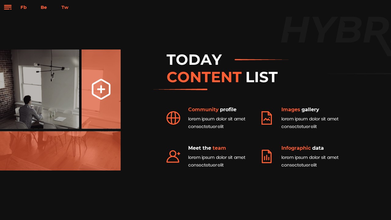 Hybrid - Multipurpose Powerpoint Template, Presentation Templates ...