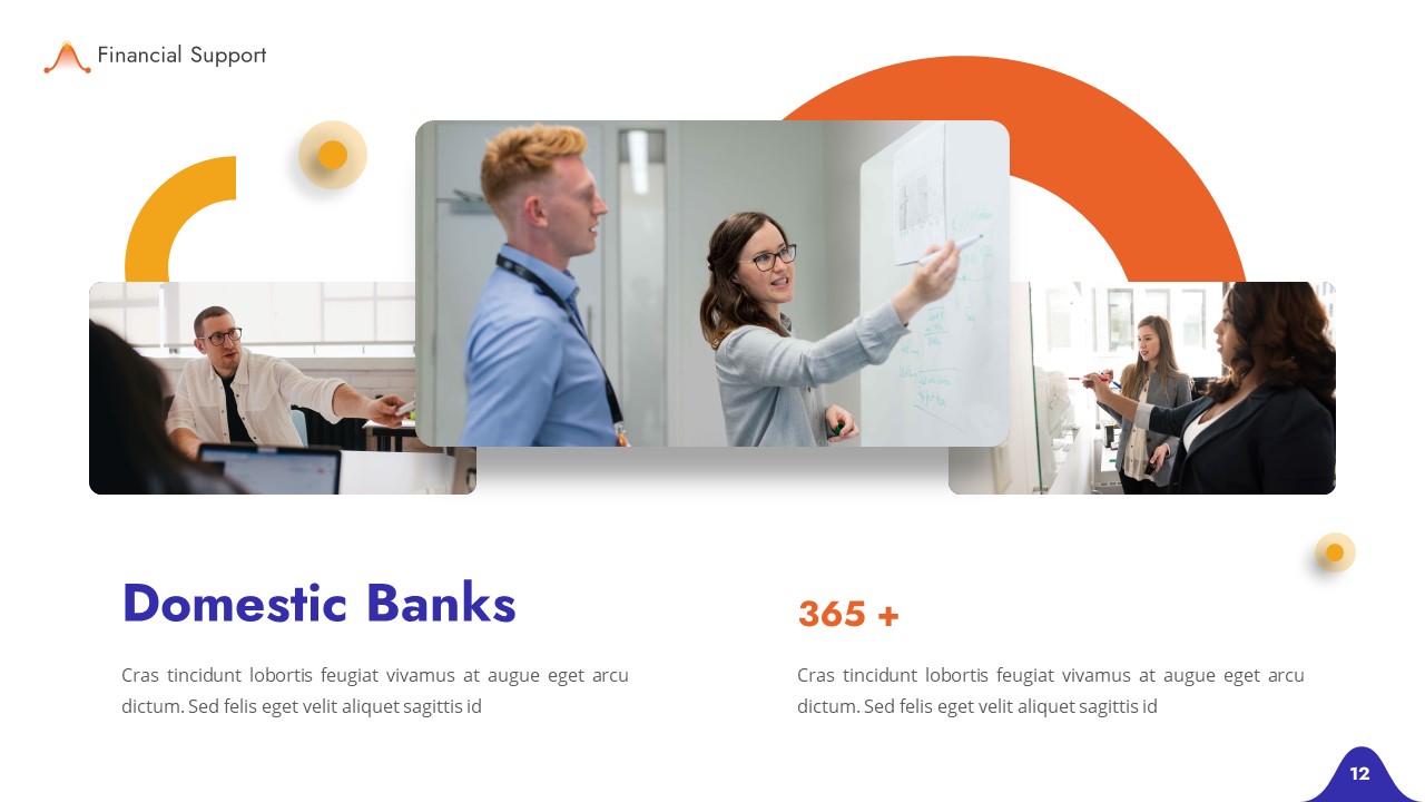 Financial Support Presentation Template, Presentation Templates ...