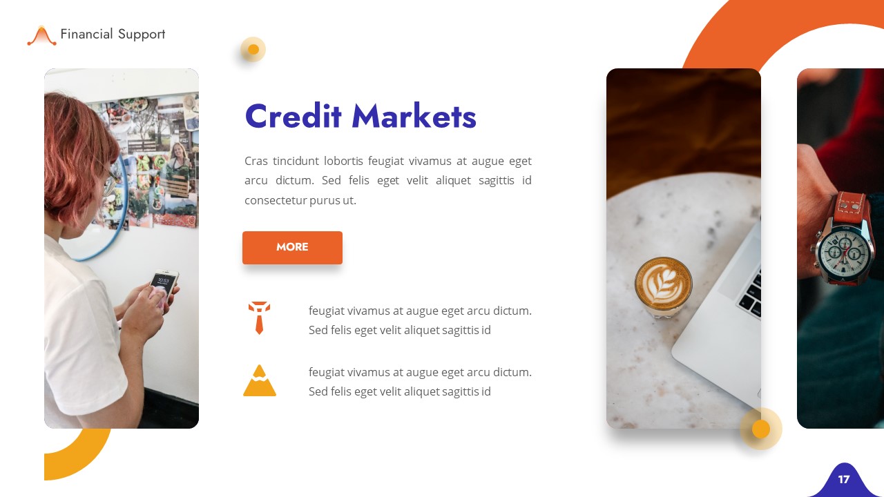 Financial Support Presentation Template, Presentation Templates ...