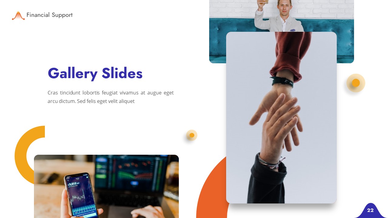 Financial Support Presentation Template, Presentation Templates ...