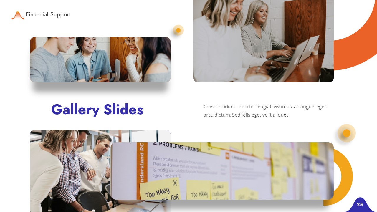 Financial Support Presentation Template, Presentation Templates ...