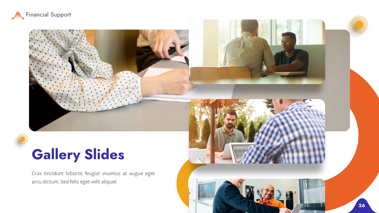 Financial Support Presentation Template, Presentation Templates ...