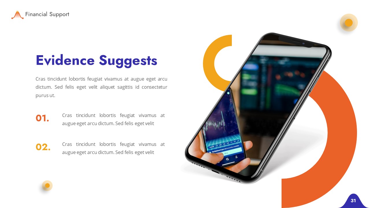 Financial Support Presentation Template, Presentation Templates ...