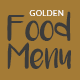 Golden Food Menu, Print Templates | GraphicRiver